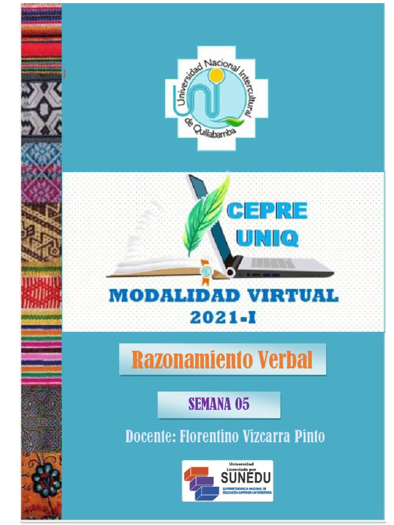 RV Cepre Semana 5 | PDF