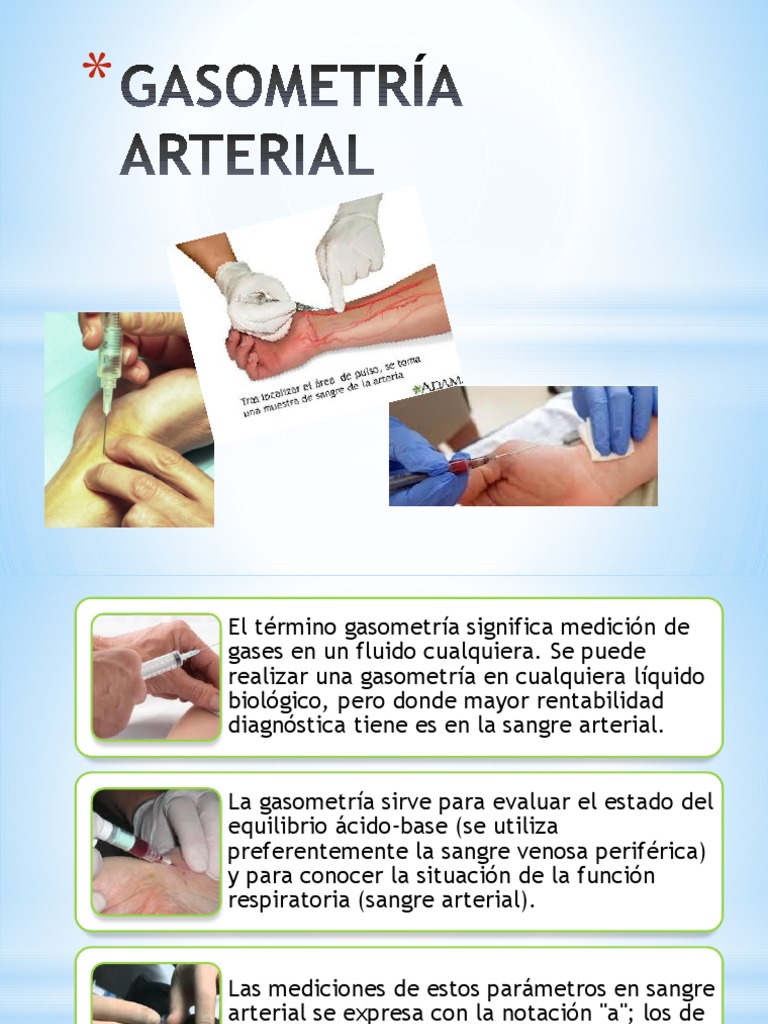 Gasometría Arterial | PDF | Vena | Sangre