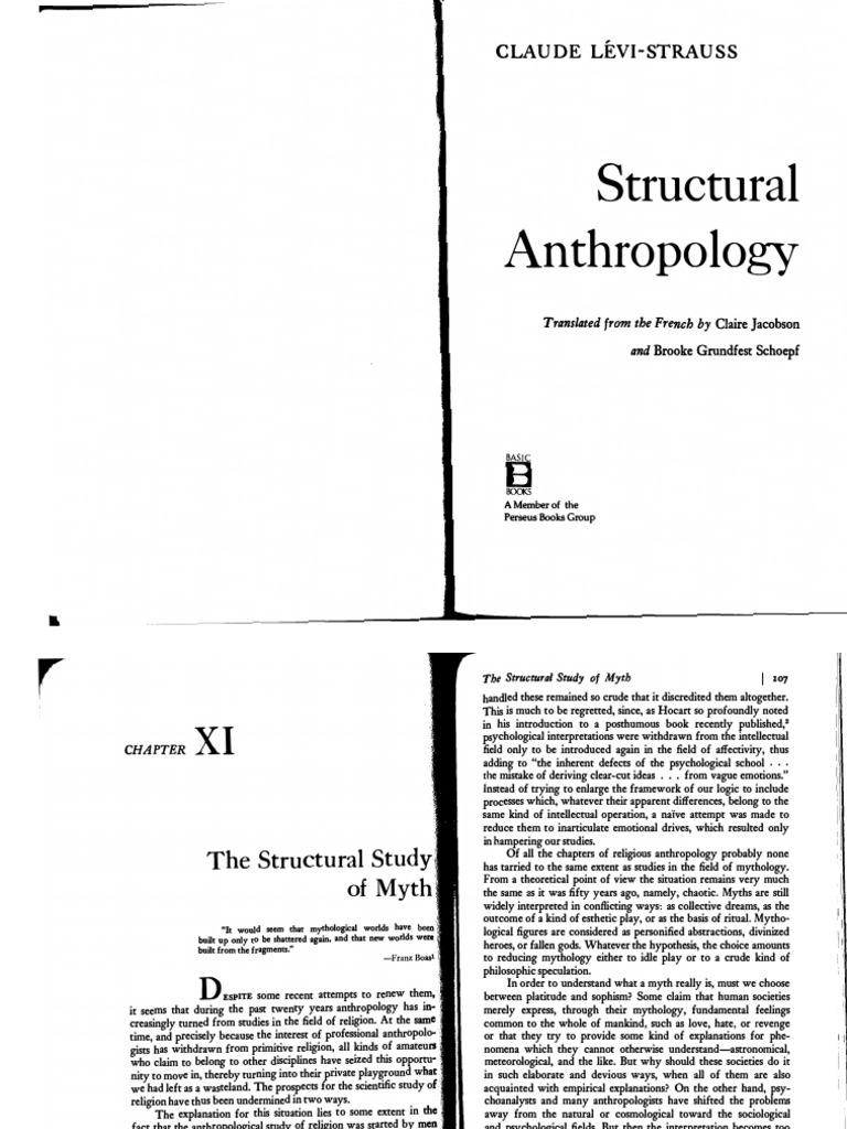 Structural Anthropology: Claude Levi-Strauss | PDF | Oedipus