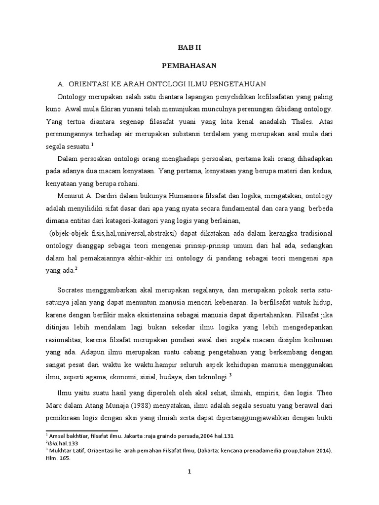 Bab Ii Pembahasan: Ibid - Hal.133 | PDF