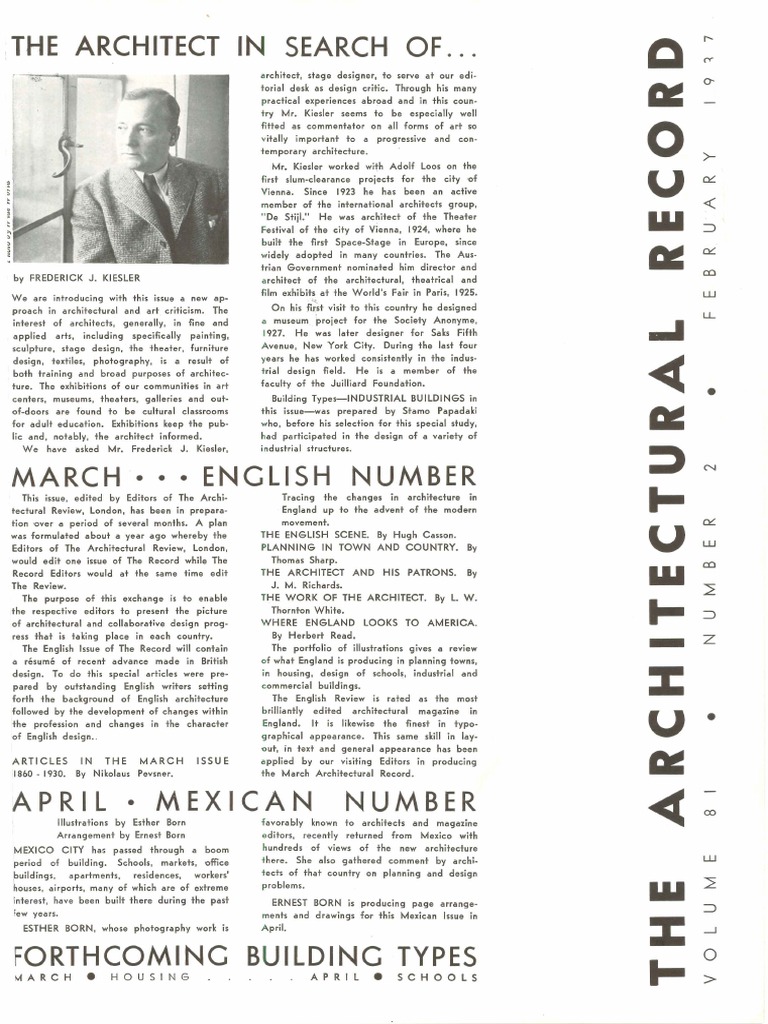 Architectural Record 1937-02 | PDF