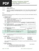Land Surveyor Contract Agreement | PDF | Consultant | Surveying