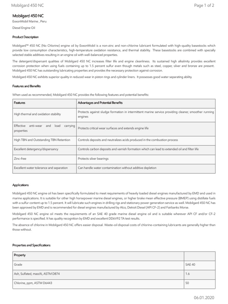 Mobilgard 450 NC Mobilgard 450 NC Mobilgard 450 NC Mobilgard 450 NC ...