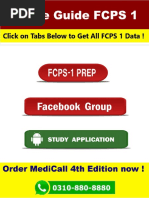 FCPS PART 1 Study Material | PDF