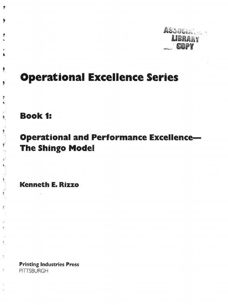 The Shingo Model | PDF