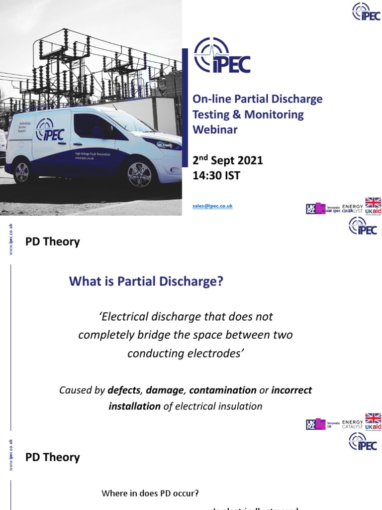 Partial Discharge Testing Webinar | PDF | Electrical Engineering ...