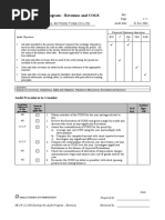 Revenue Audit Procedures Overview | PDF | Financial Statement | Audit