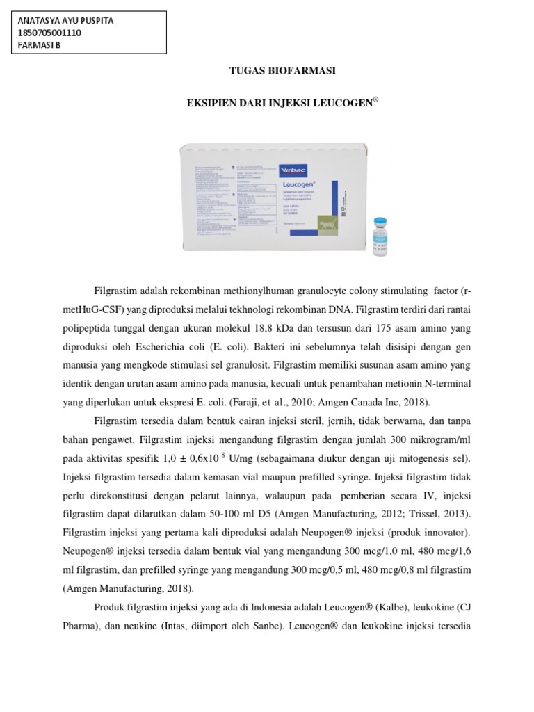 TUGAS BIOFARMASI Leokogen | PDF