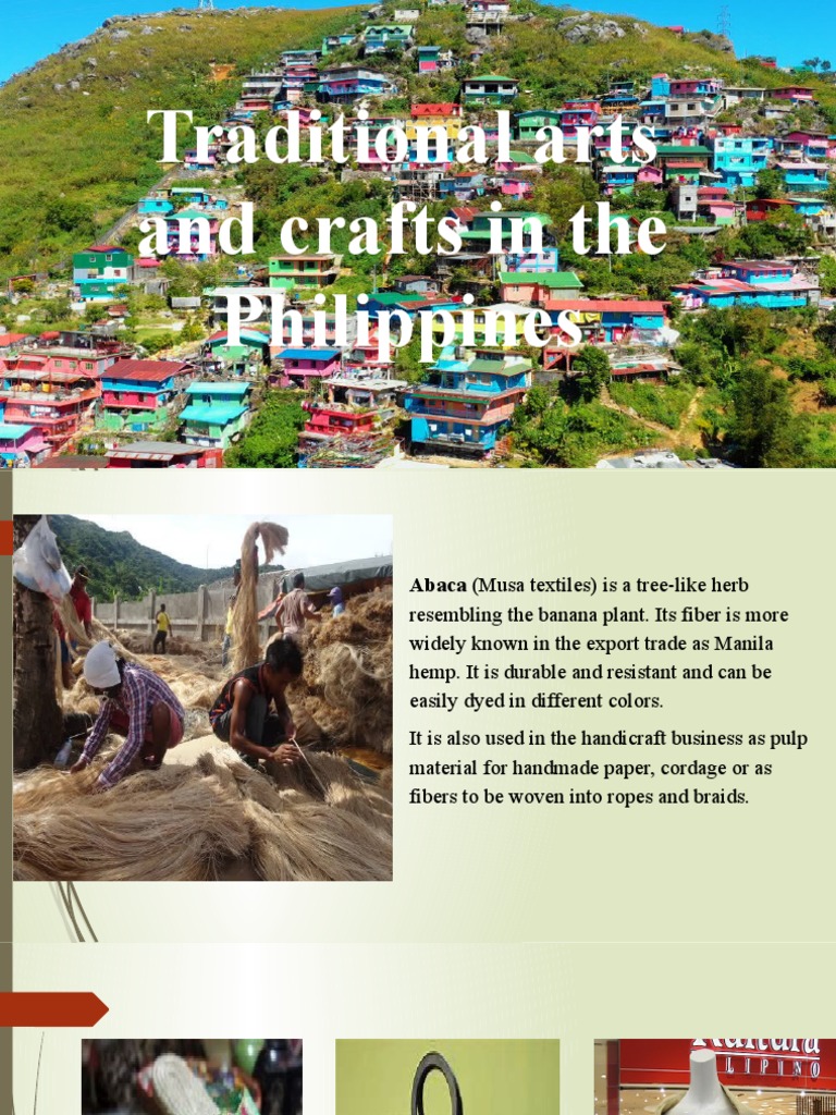 Traditional Arts and Crafts of the Philippines | PDF | Textiles