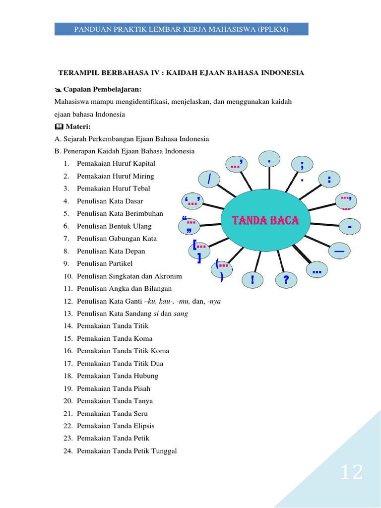 PPLKM Ejaan Bahasa Indonesia | PDF | Kajian Bahasa Asing
