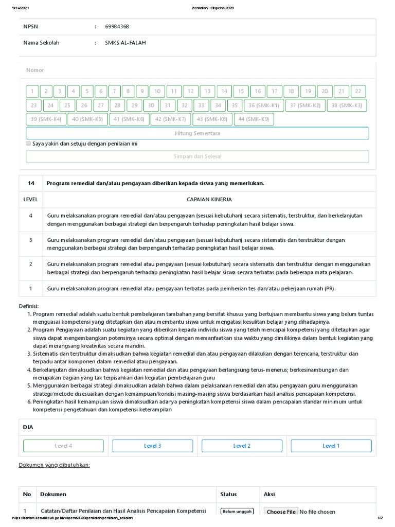 14 Program Remedial Dan/atau Pengayaan Diberikan Kepada Siswa Yang Memerlukan | PDF