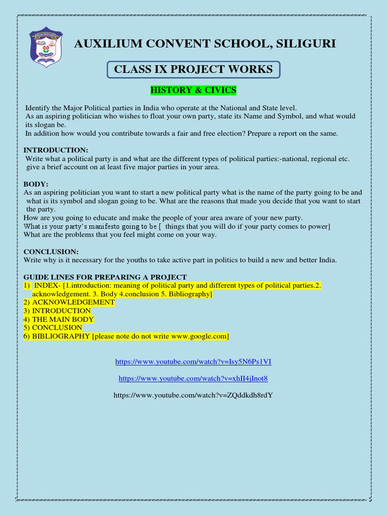 CLASS X Project Works - For Students | PDF | Triangle | Overtime