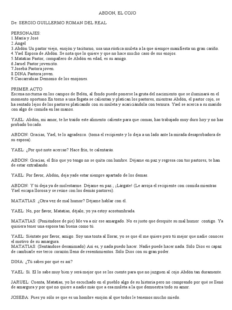 Abdon | PDF | María, madre de Jesús | Infierno
