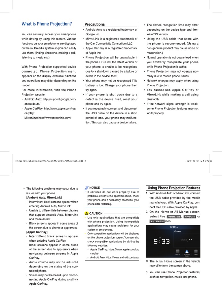 03-Phone Projection Guide | PDF