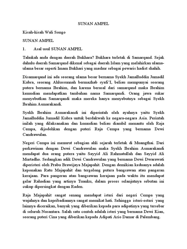 Sunan Ampel | PDF
