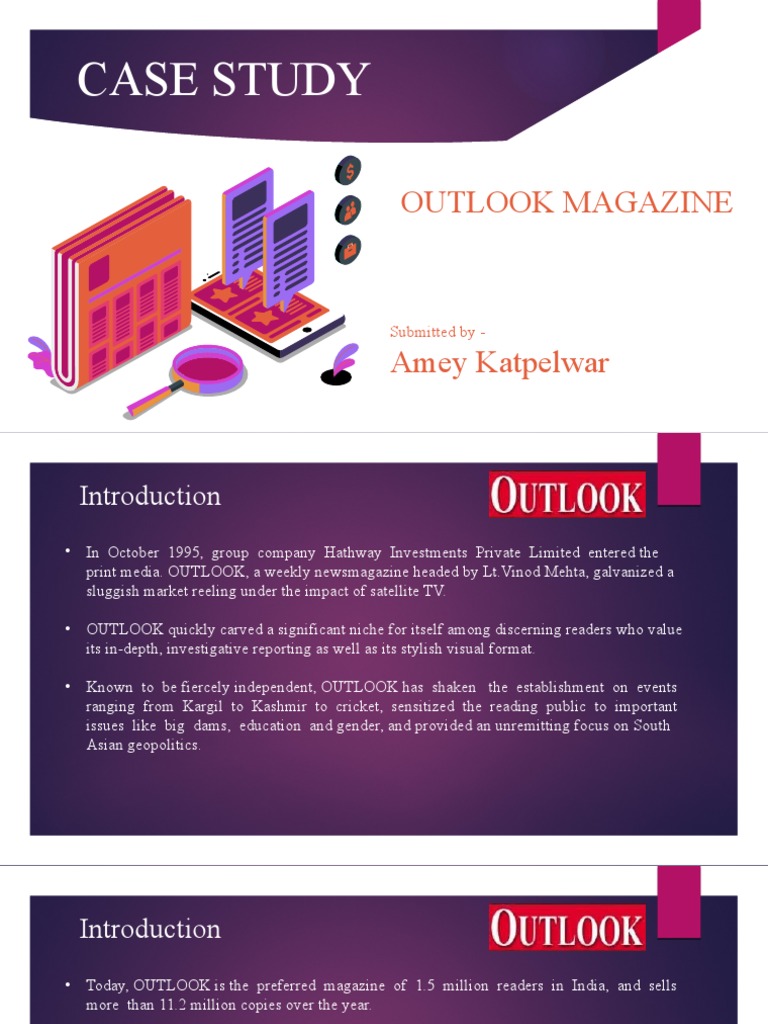 Case Study: Outlook Magazine | PDF | Sales | Marketing