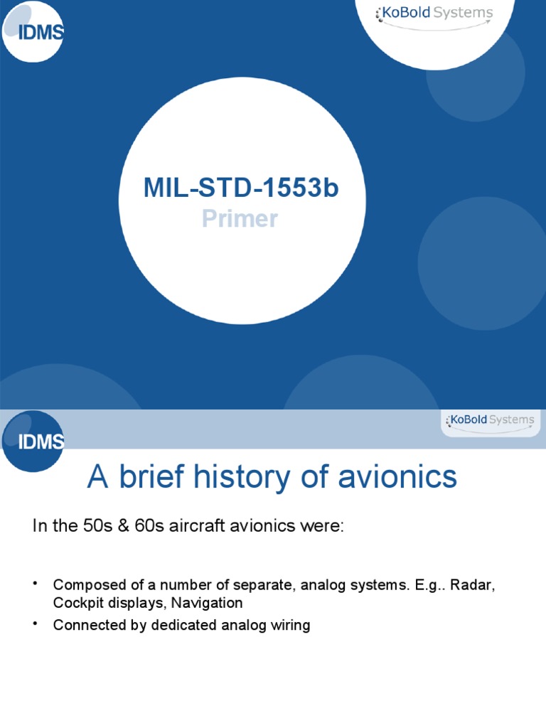 Mil-Std-1553 Primer | PDF | Avionics | Electrical Engineering
