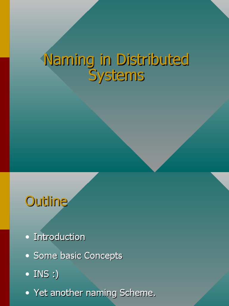 Naming in Distributed Systems | PDF | Computer Network | Domain Name System