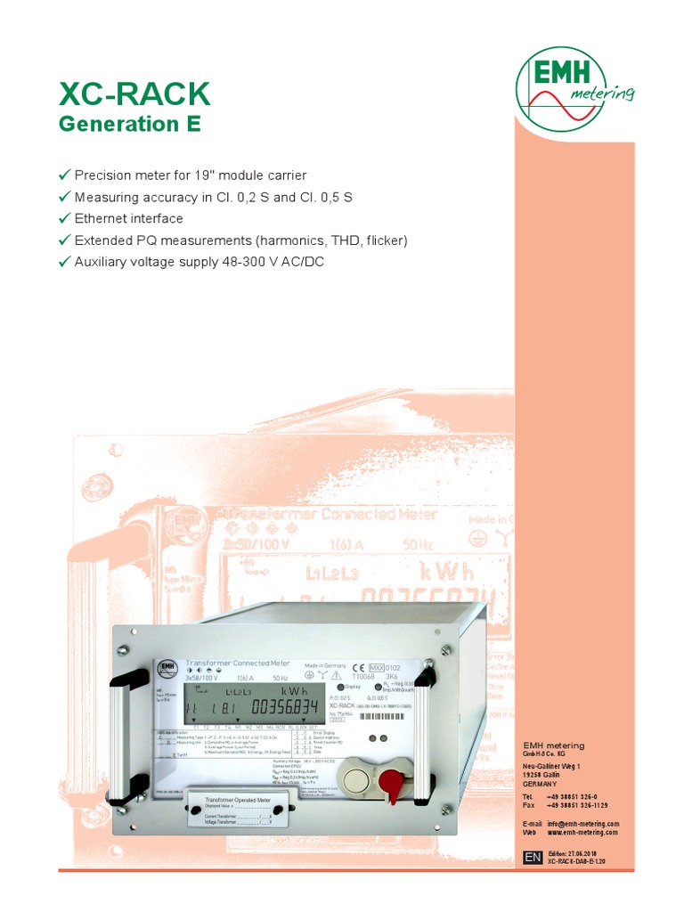 XC-RACK Generation E: Technical Specifications and Features of a ...