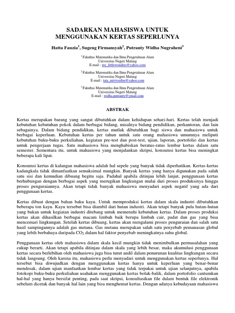 Sadarkan Mahasiswa Untuk Menggunakan Ker Pdf