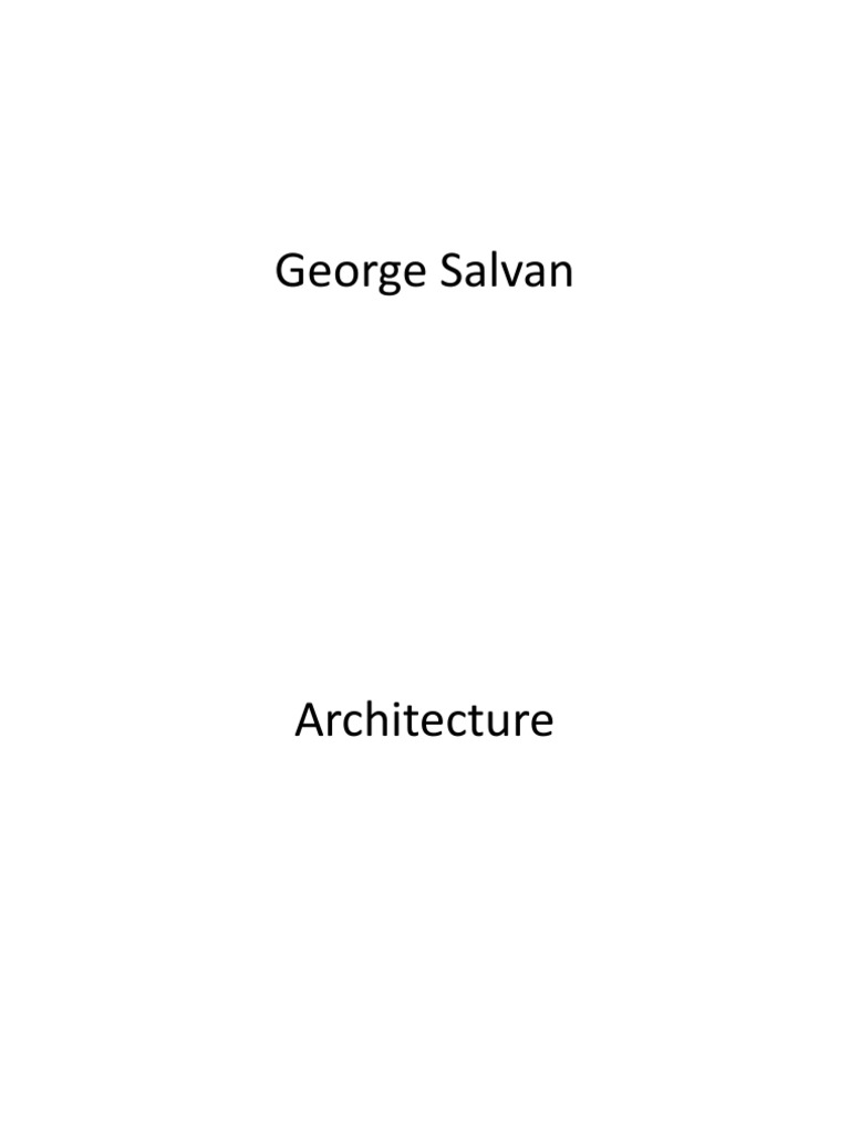 George Salvan | PDF