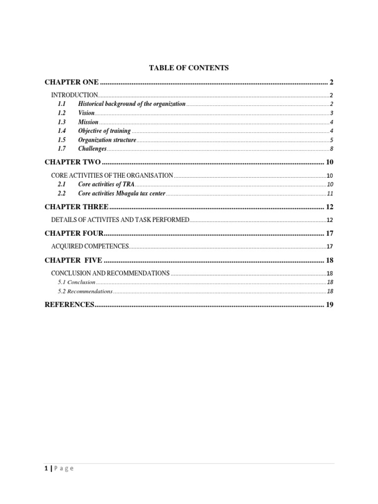 Field Report-Tra Mbagala Tax Center | PDF | Taxes | Identity Document