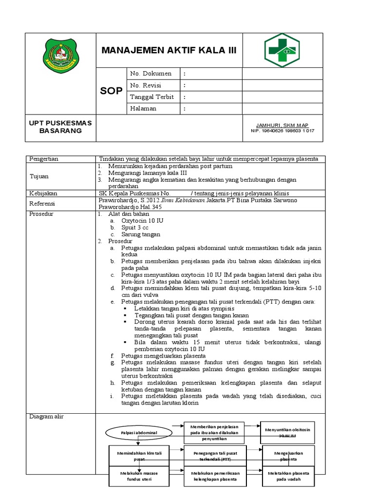 Manajemen Aktif Kala III | PDF