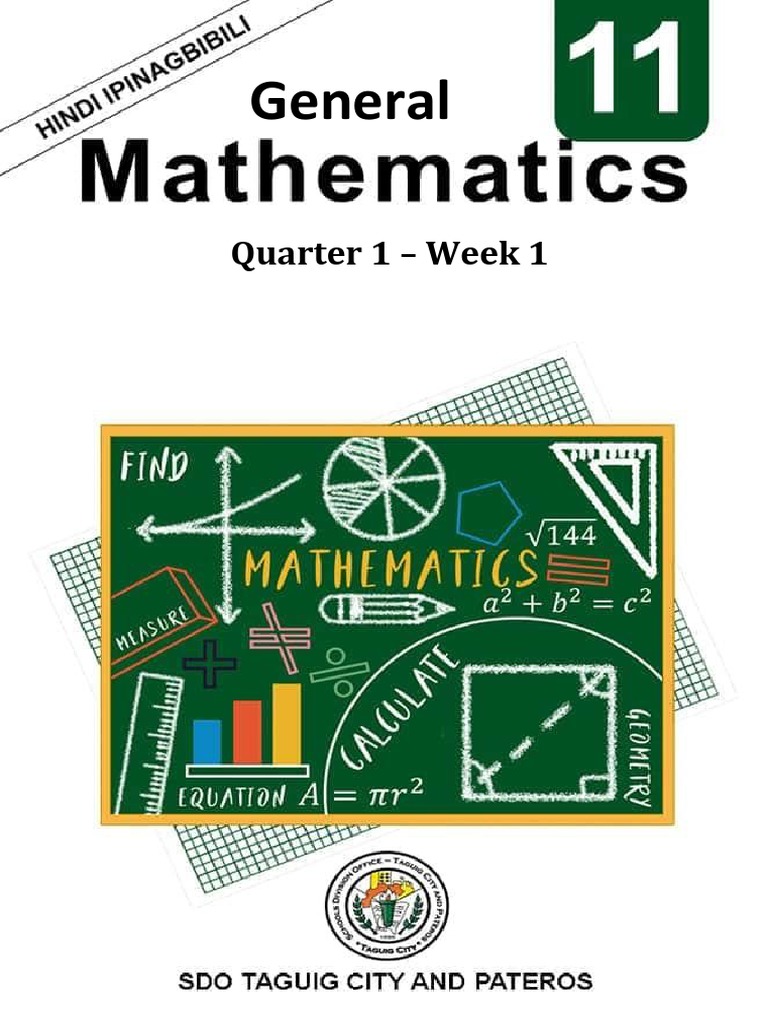 GenMath Q1 W1 Enhancement v1 | PDF | Function (Mathematics) | Taxes