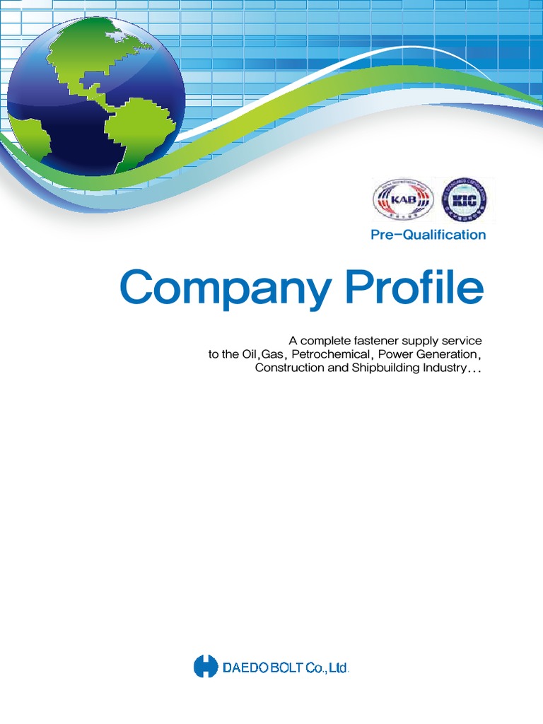 PQ - (주) 대도볼트 2 | PDF | Screw | Liquefied Natural Gas