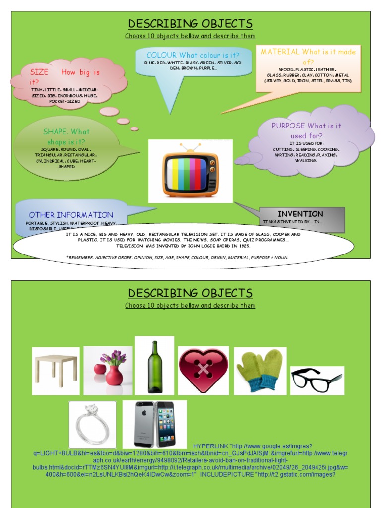 Object Description Guide | PDF | Building Engineering | Metals