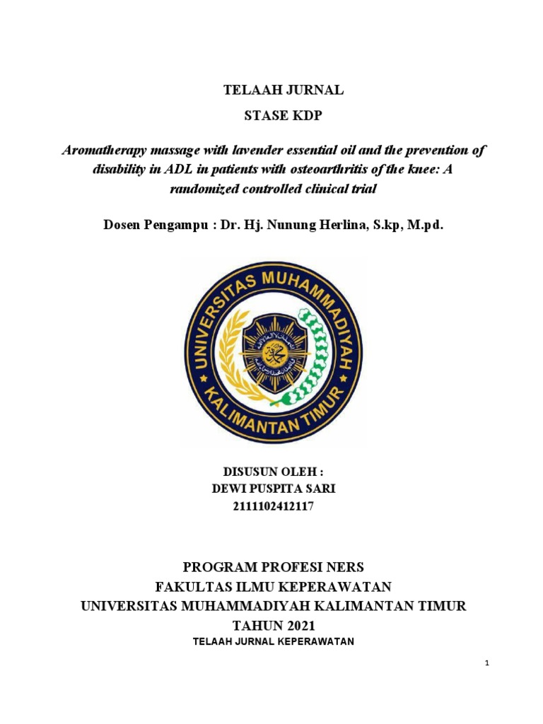 Telaah Jurnal Dewi Puspita Sari | PDF
