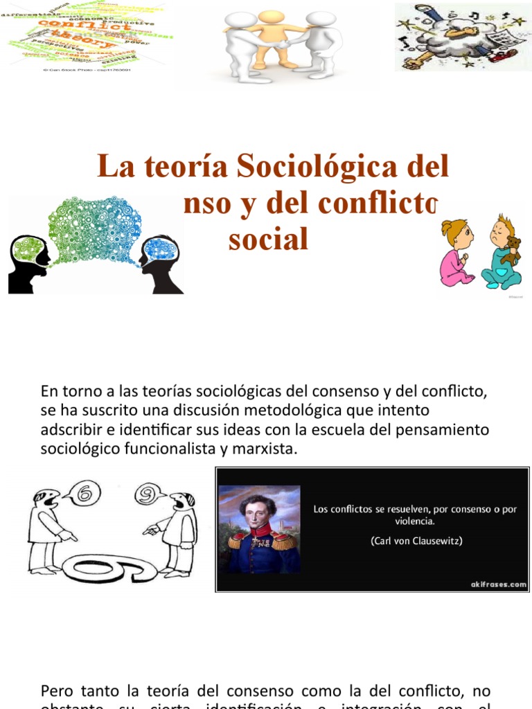 Consenso y Conflicto Social | PDF | Sociología | marxismo