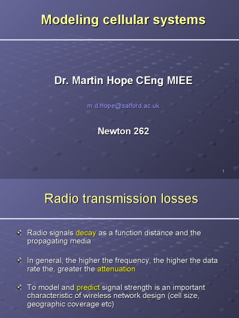 Lecture 4 - Modeling Cellular Systems | PDF | Information And ...