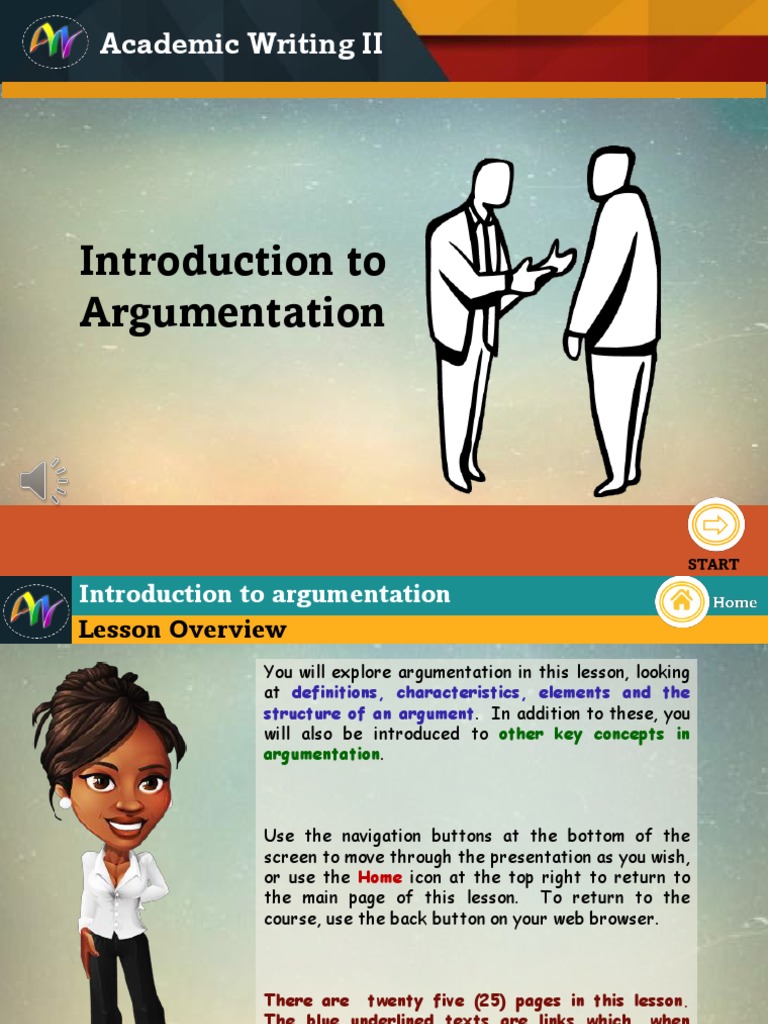Lecture 2 Introduction To Argumentation | PDF | Argumentation Theory ...