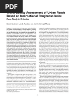 Measurement of The International Roughness Index (IRI) Using An ...