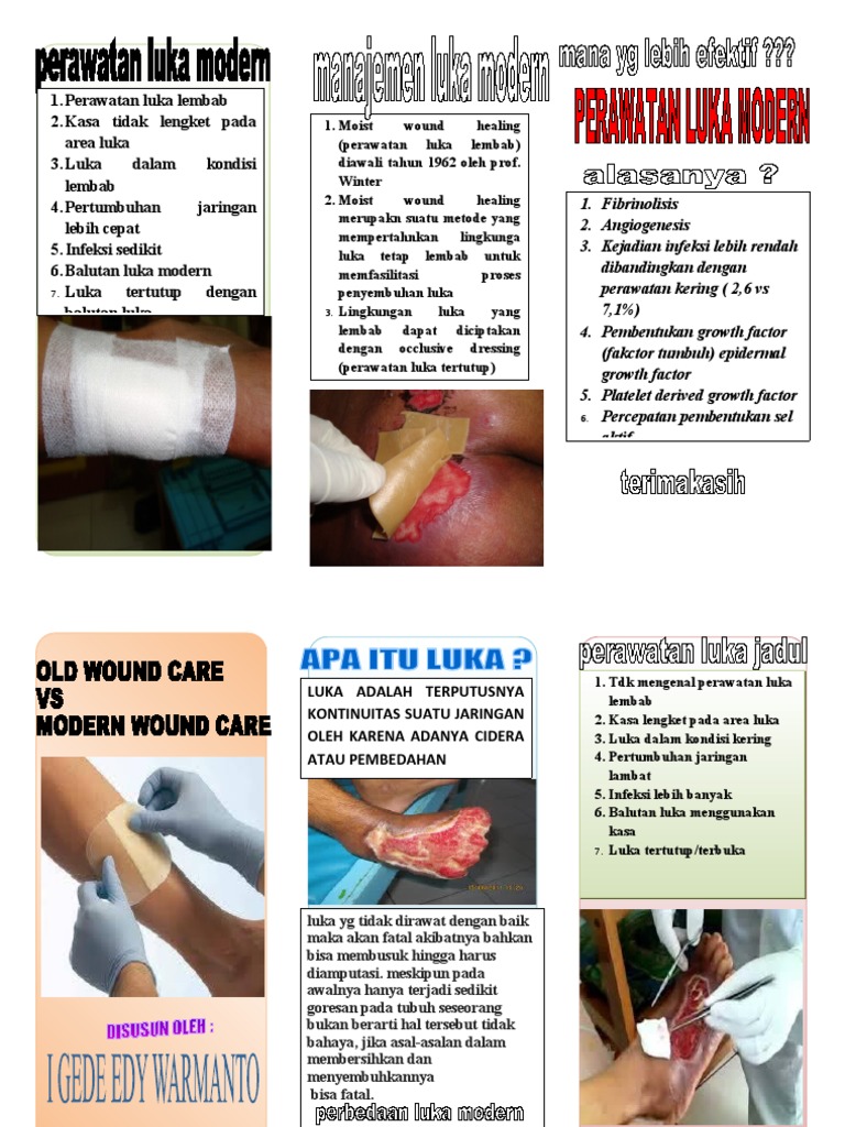 Liflet Perawatan Luka | PDF