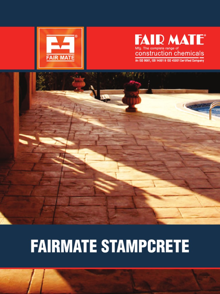 Fairmate Stamped Concrete Solutions | PDF | Concrete | Tile