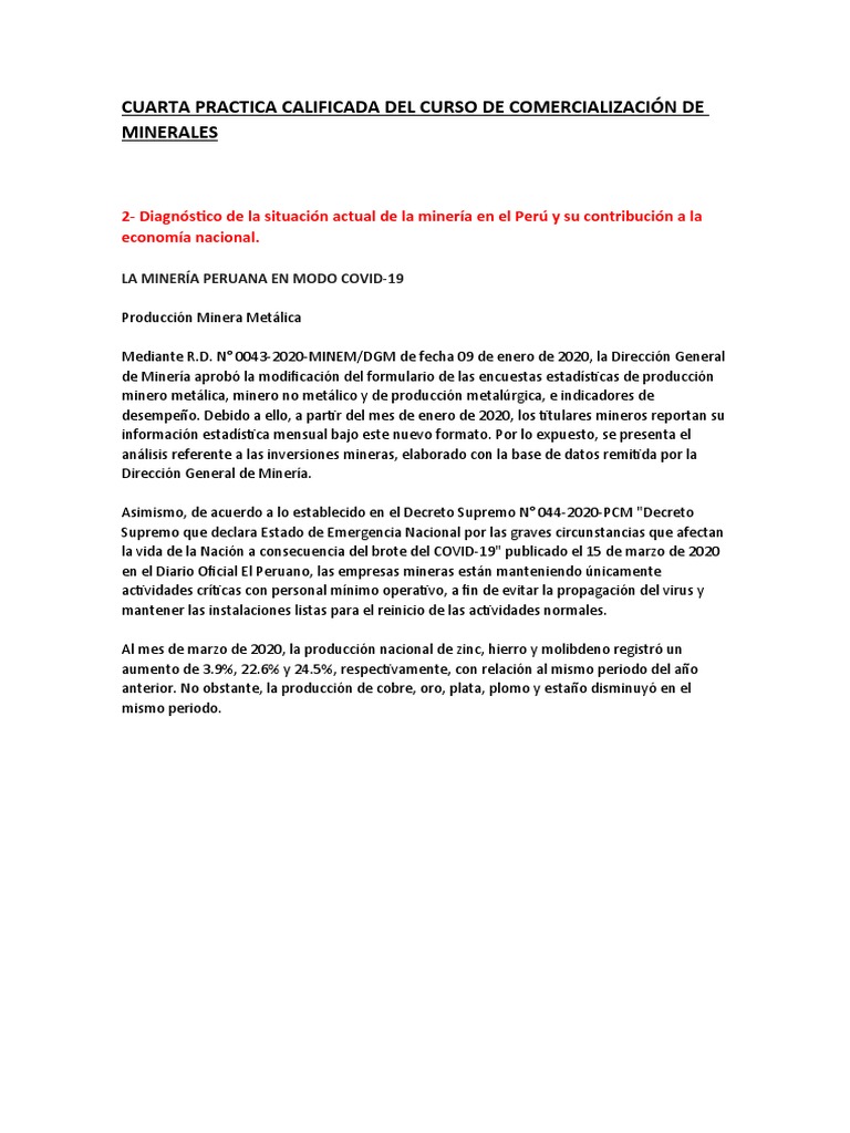 CUARTA PRACTICA CALIFICADA Ez | PDF | Bolsa | Bolsa Mercantil de Chicago