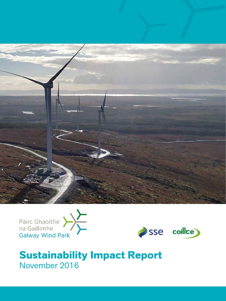 Galway Wind Park Impact Report | PDF | Wind Power | Wind Farm