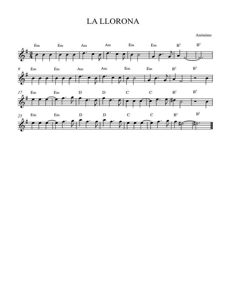 La Llorona | PDF
