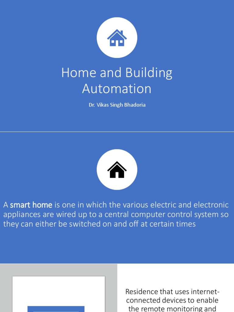 Home and Building Automation | PDF | Home Automation | Building Automation