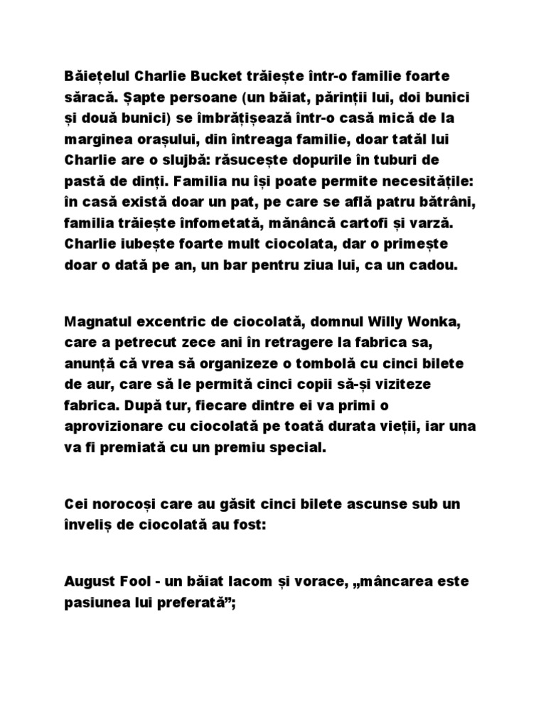 Rezumat Romana | PDF