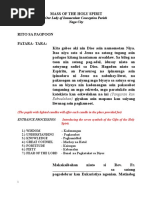 Angelus (Tagalog) | PDF