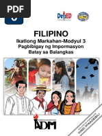Filipino6 Q3 1.1 Pagsagot Sa Tanong Batay Sa Ulat o Tekstong Nabasa o Napakinggan - FilGrade6 ...