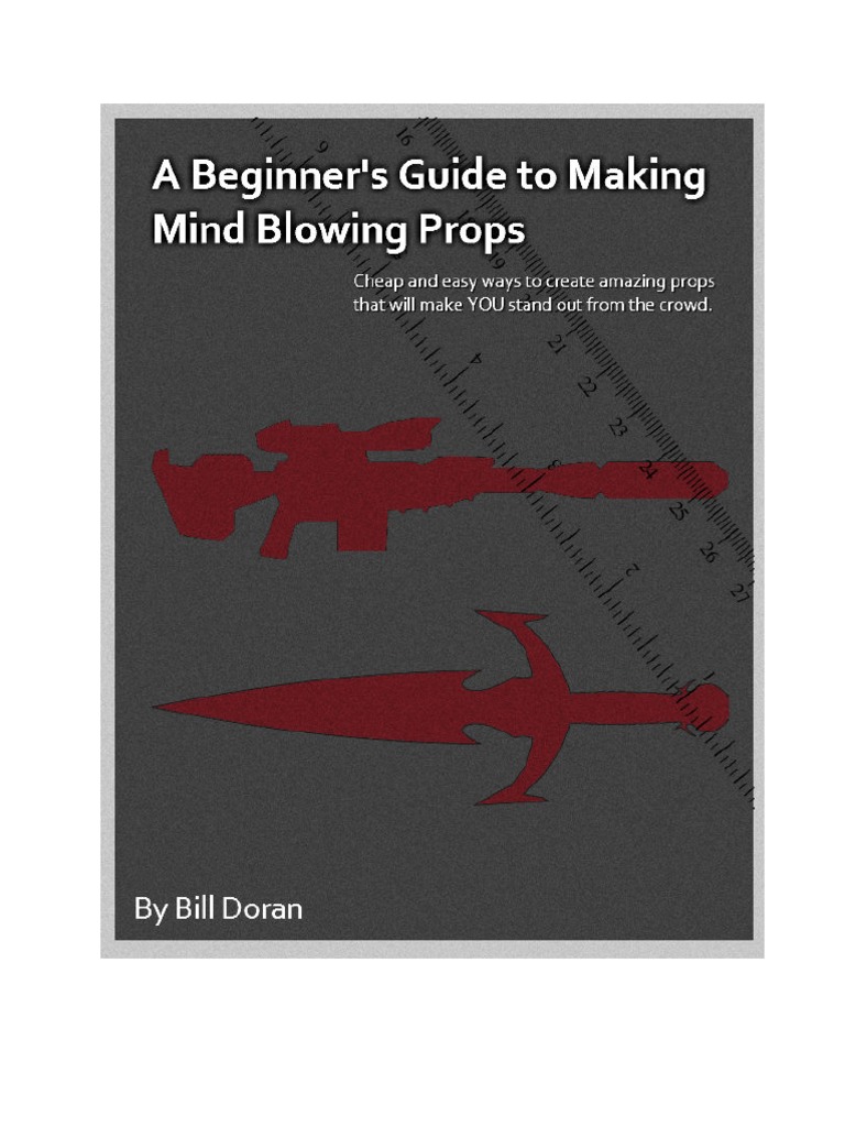 Beginners Guide To Prop Making V1-1 | PDF | Paint | Polystyrene