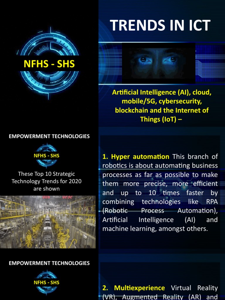 Top 10 Strategic Technology Trends for 2020 and Considerations for the ...