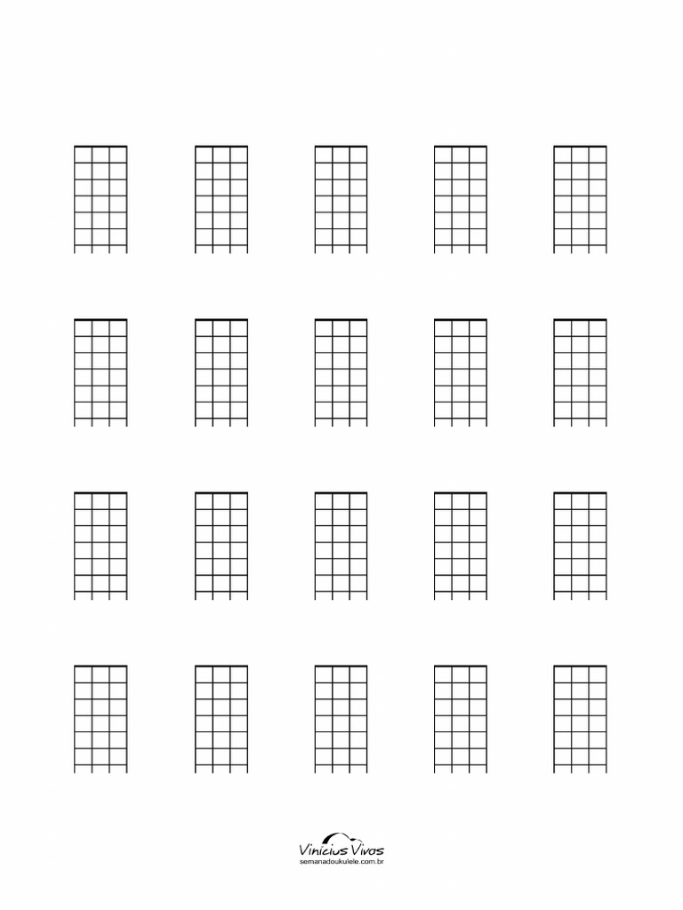 Diagramas para Ukulele Com 6 Casas | PDF