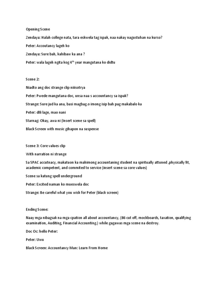 Trailer Script | PDF