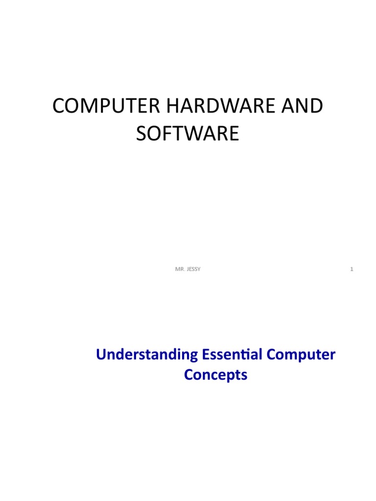 Computer Hardware and Software | PDF | Computer Data Storage | Compact Disc