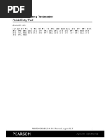 King-Devick Test Score Sheet | PDF | Leisure